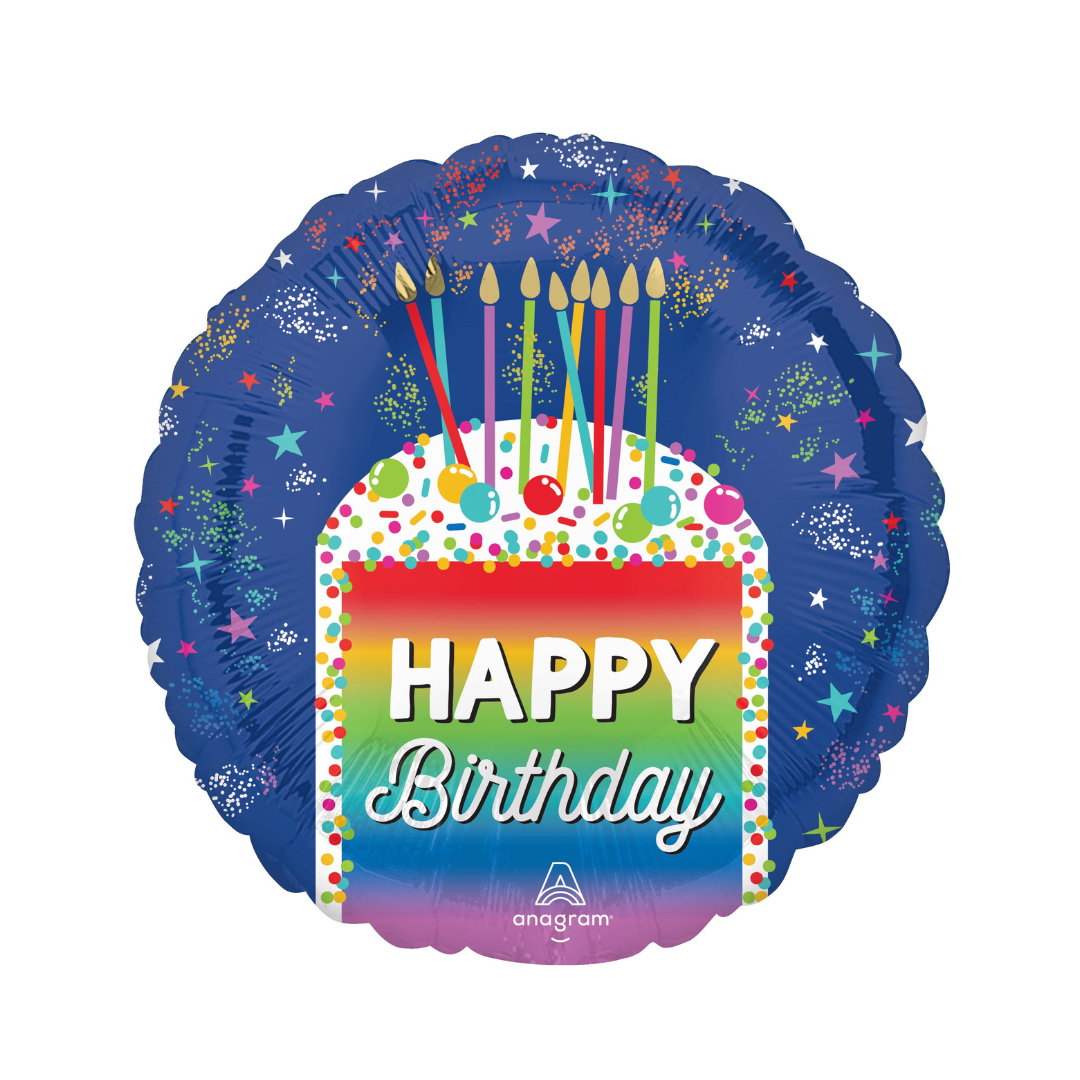 Rainbow Slice Happy Birthday Balloon | Available Today | Pittsburgh
