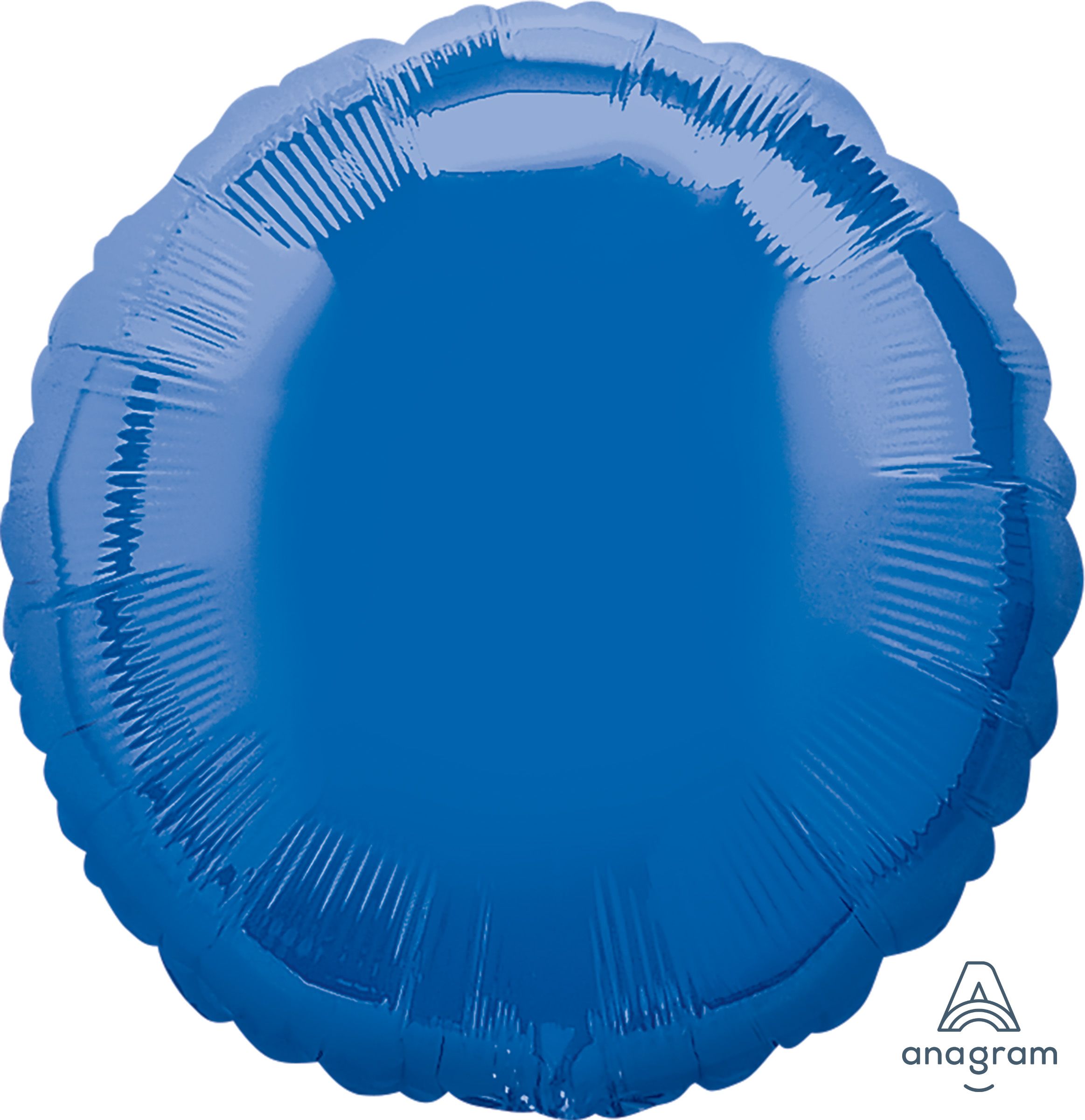 18" Dark Blue Circle Balloon