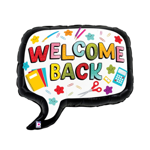 Welcome Back Speech Bubble Balloon | Available Today | Pittsburgh